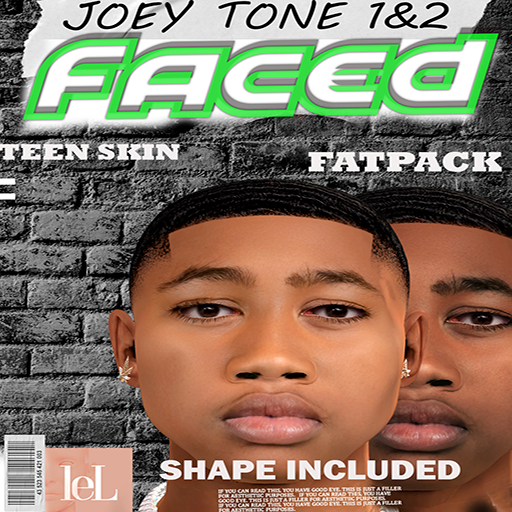 Second Life Marketplace Faced Joey Skin Fatpack